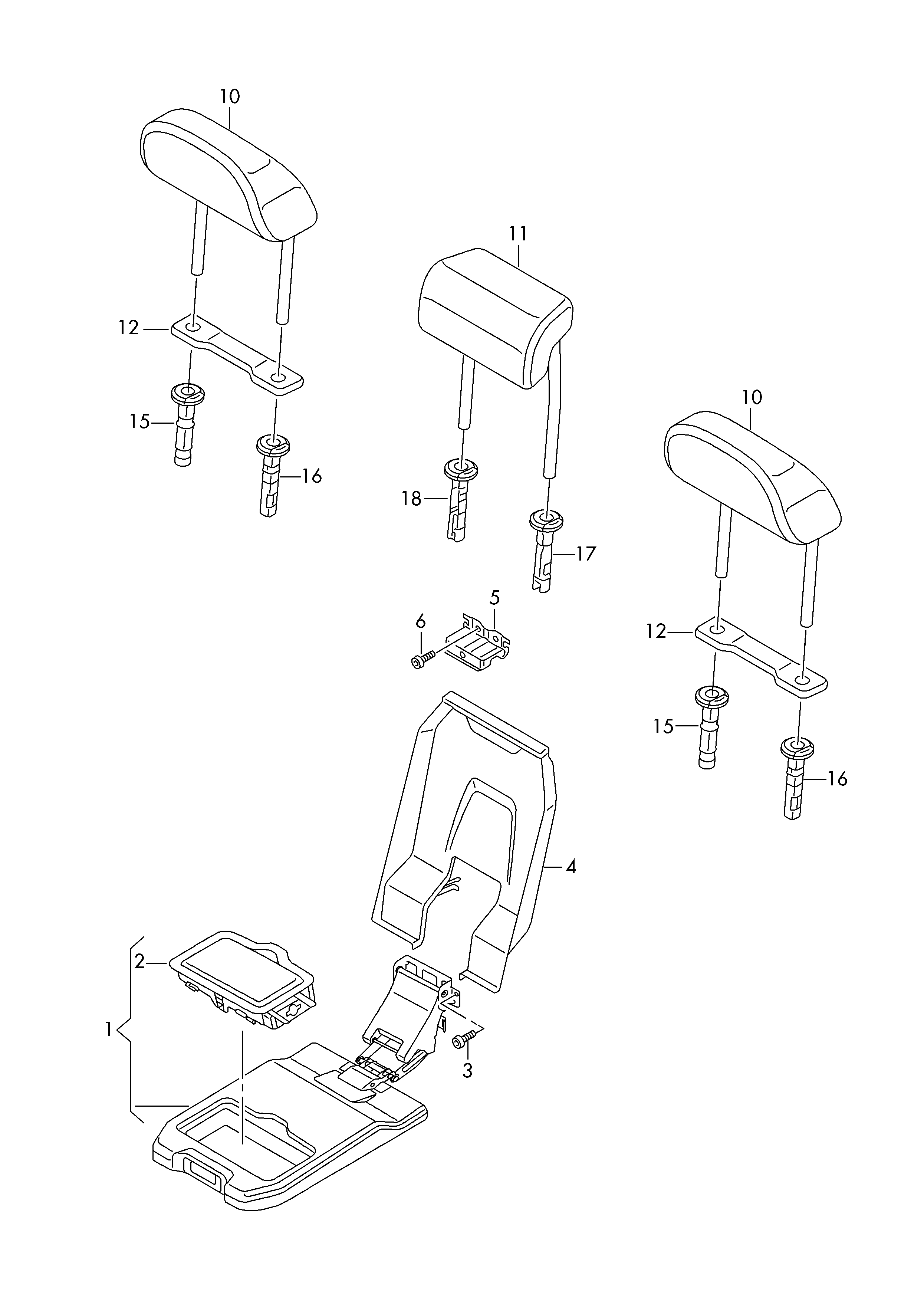 armrest for Audi Q7 Audi Q7 (2016 - 2021)