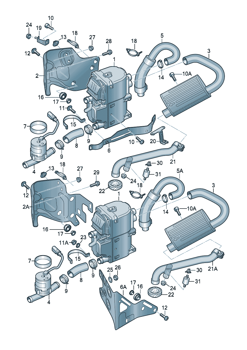Audi n90687001 for AUDI A4 Audi A4 (2009 - 2015) Applicability