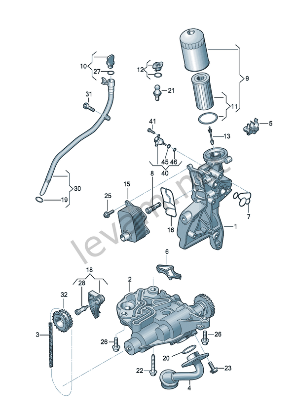 كتالوجات الأصلي من قطع غيار السيارات.