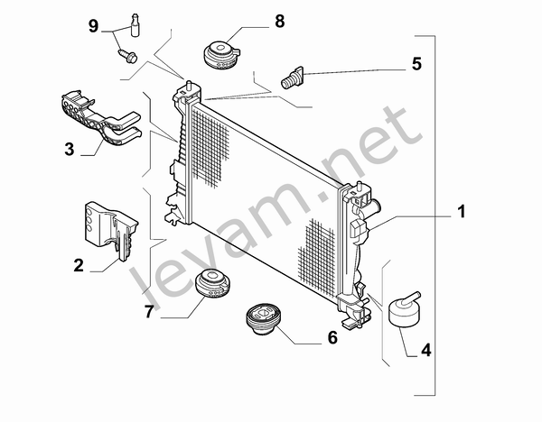 Original catalogs of auto parts.
