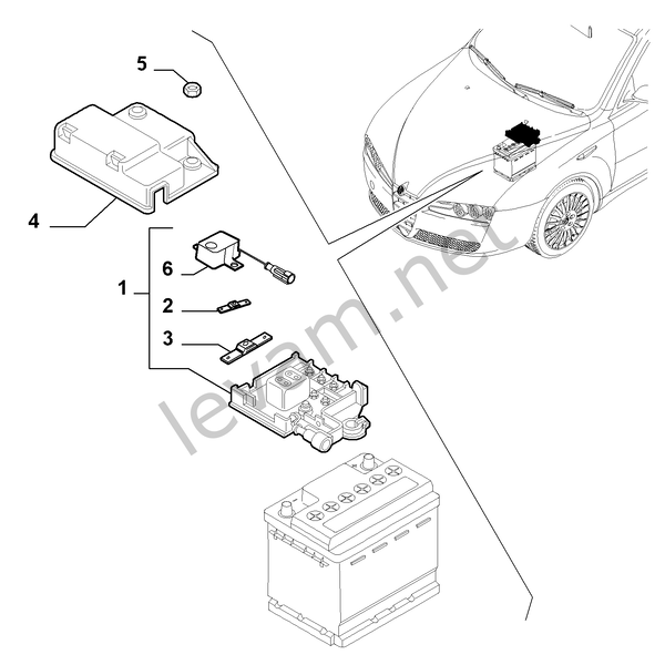 BATTERY for Alfa Romeo 159 ALFA 159 (2005 - 2008)