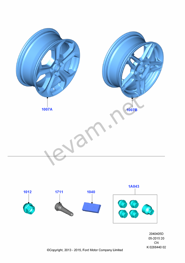 Wheels zum Ford Fiesta Fiesta 2012- (CCN)