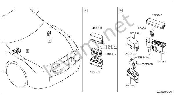 RELAY for Nissan GT-R NISSAN GT-R