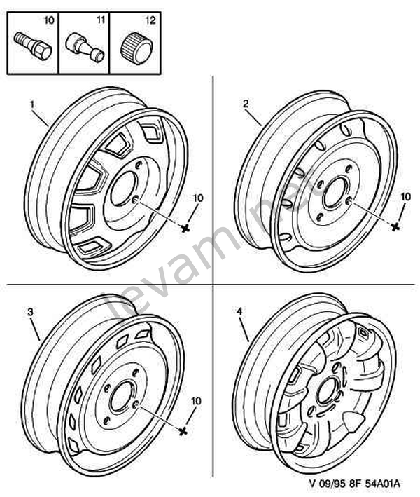 WHEELS for Peugeot 106 106