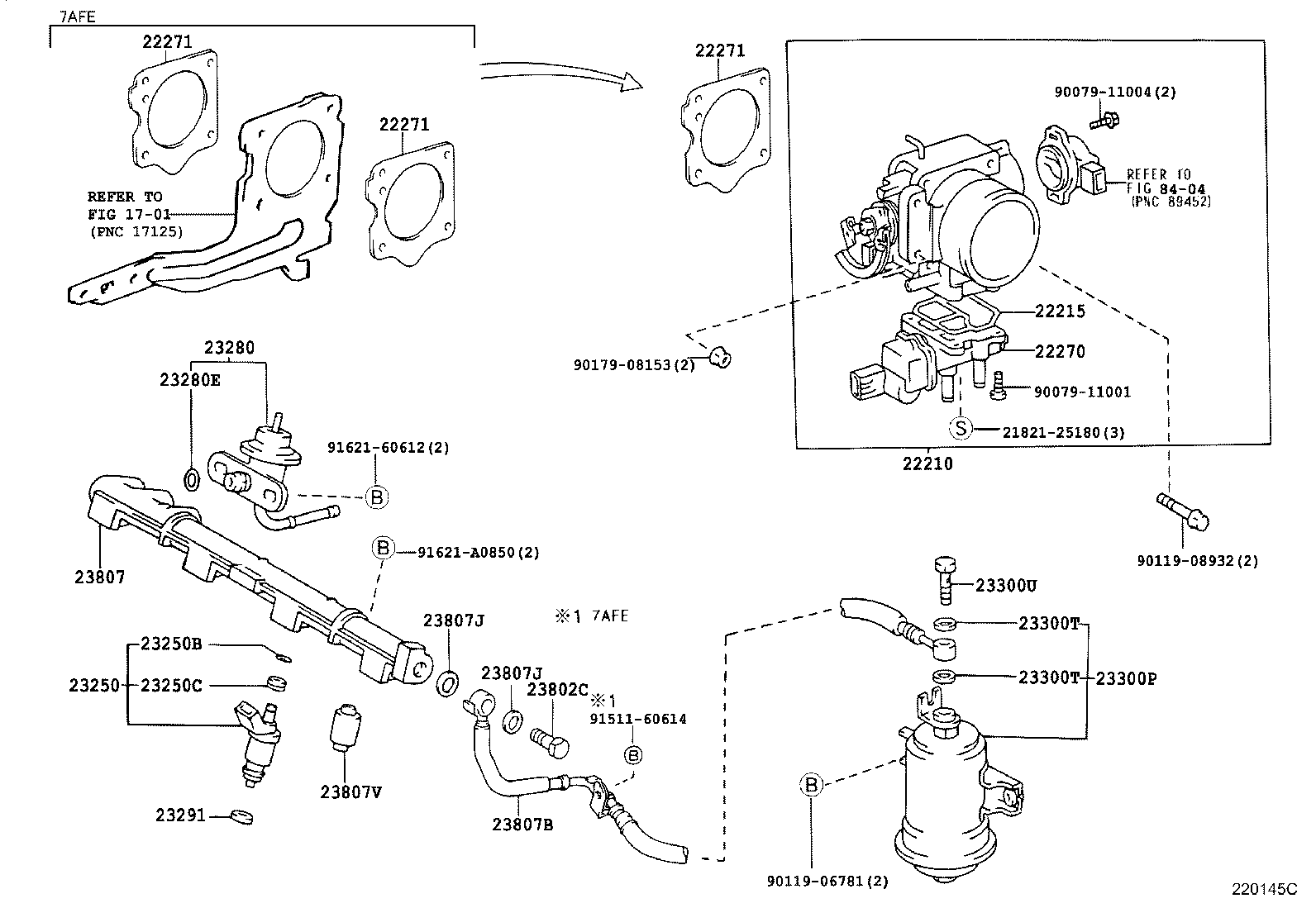 TOYOTA 9030107001 for TOYOTA COROLLA COROLLA SPACIO Applicability